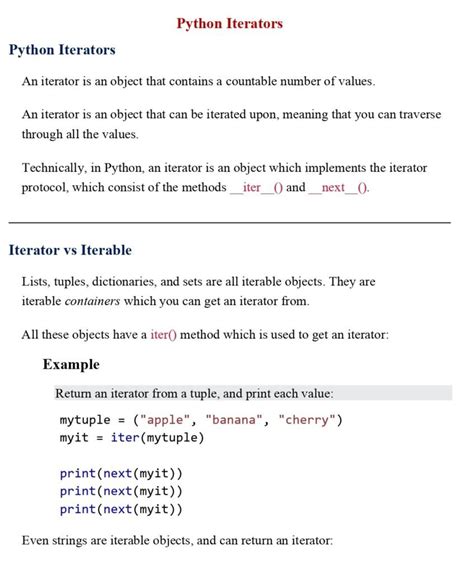 Python Iterators Session 22 Pdf Connect 4 Techs