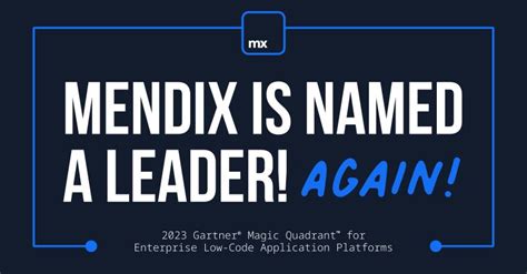 Bartosz Hetmanski On Linkedin Mendix Lowcode Gartner Leader