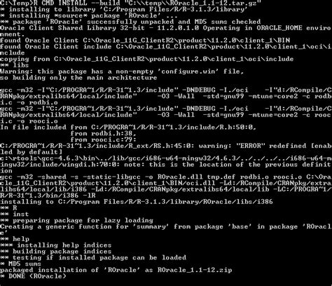 R How To Install Roracle Package On Windows 7 Stack Overflow