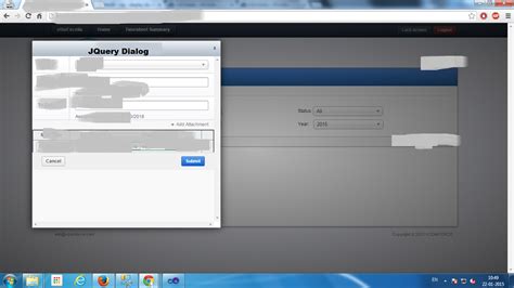 Javascript Show Loader Div On Jquery Dialog Instead Of Html Stack Overflow