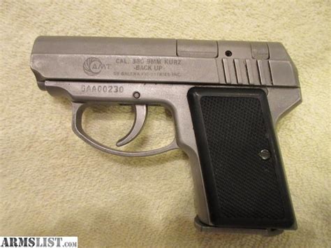 For Sale Amt Backup Pistol Small Frame Near Snow Camp Greensboro Nc 7113315