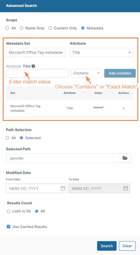 Search FileCloud Docs Server