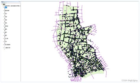 arcgis学习（十三）多源数据下的城市街道功能评估 各条道路缓冲区内某类设施数量的统计 csdn博客