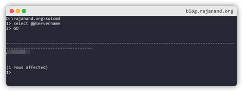 How To Execute Sql Commands Within A Batch File