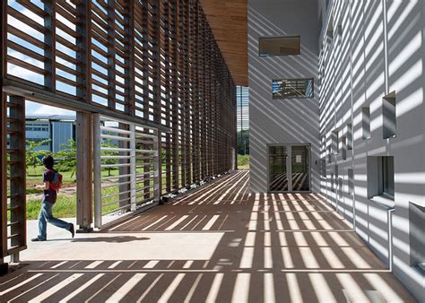University Library By Rh Architecture Encased Within A Timber Lattice