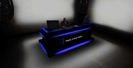Second Life Marketplace - SiNTecH DJ Booth (Blue)(box)