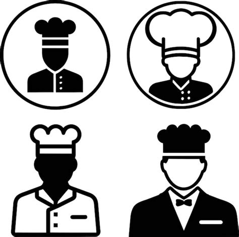 Premium Vector Set Of Chef Icon Vector