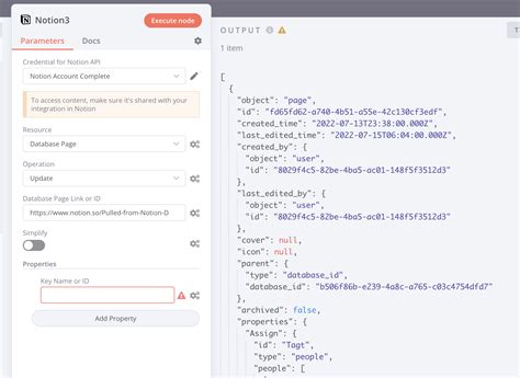 notion database update problem loading parameter options questions