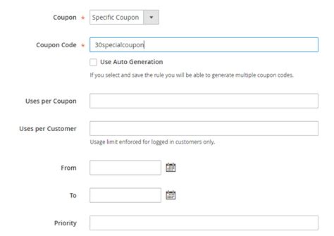 How To Create A Coupon Code For A Percentage Discount In Magento Customer Paradigm