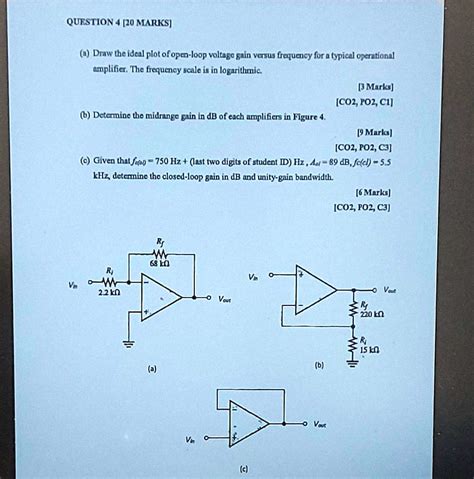 solved texts id number 06 question 4 [20 marks] a draw the ideal