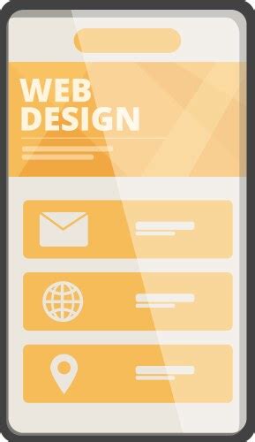 Modern Web Design Icon Cartoon Tablet Royalty Free Vector