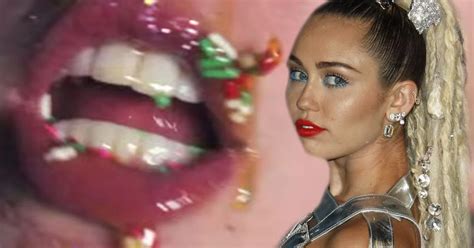 Miley Cyrus Spits Glitter And Smokes A Joint In New Trippy Video For