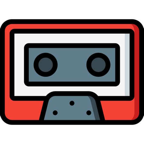 Cassette Basic Miscellany Lineal Color Icon