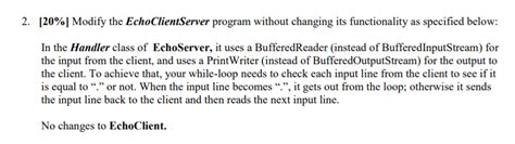 Echoserverjava An Echo Server Listening On