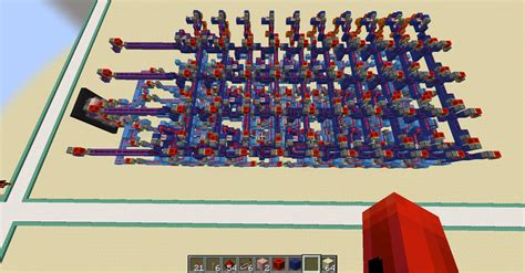 a 0 tick 7 segment display that accepts binary as input r redstone