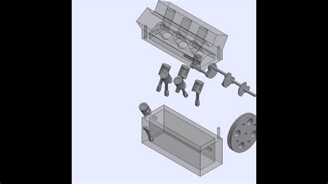 CAD Project Basic V6 Engine YouTube