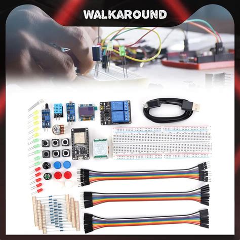 Kit Básico De Iniciação Para Esp32 Esp 32s Wifi I Ot Development Board Com Caixa De