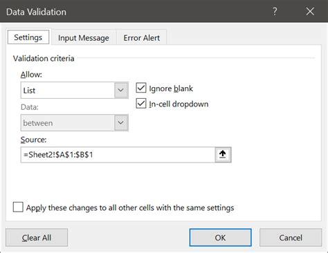 Reading Data Validation For Sheet Returns Empty Set If Validation Is A
