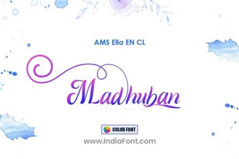 Ams Aayush Color Font Free Download Indiafont