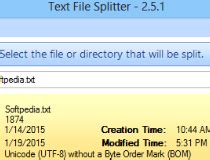 Download Text File Splitter 2 5 1