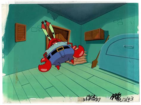 Nickelodeon Vintage Spongebob Production Animation Cel Setup Available For Immediate Sale At