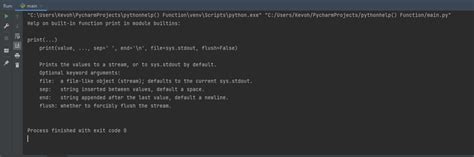 python help function