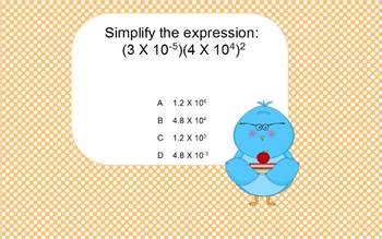 Algebra I Simplifying Expressions For Use With Expressions TpT