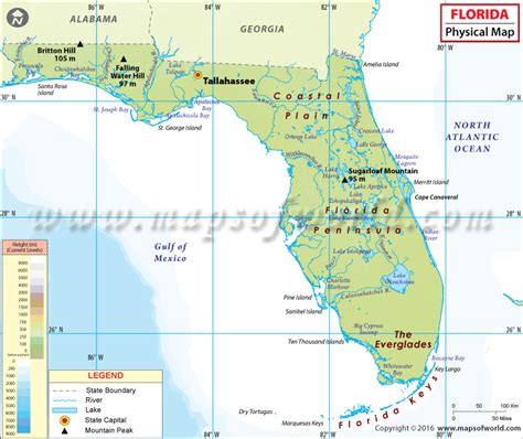 Florida Geography Map Florida Geography Map