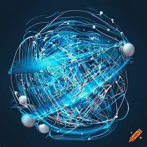 ultra realistic depiction of tcp ip network connections on craiyon