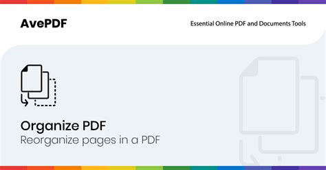 Organize Your PDF Documents With AvePDF Online Tools