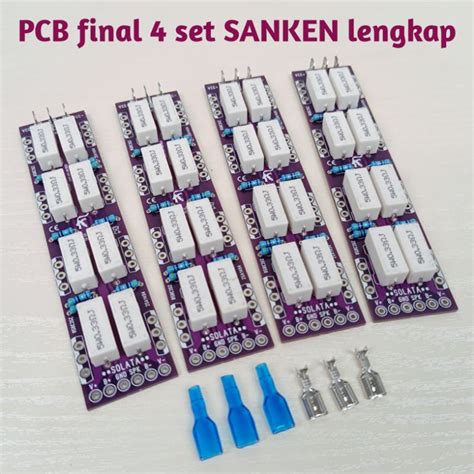 Jual Pcb Transistor Final 4 Set Sanken Lengkap Shopee Indonesia