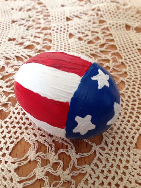 American Flag Easter Egg Easter Egg Decorating Holiday Crafts Crafts