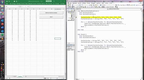 0062 Excel Vba Bestimmte Zeichen In Einem Bereich Durch Andere