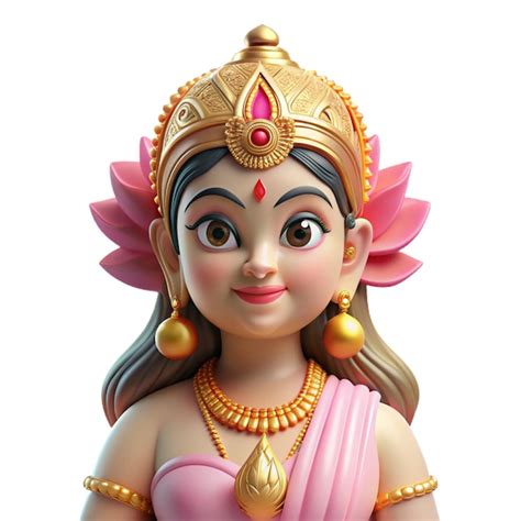 Divine Hindu Goddess Parvati Premium AI Generated Image