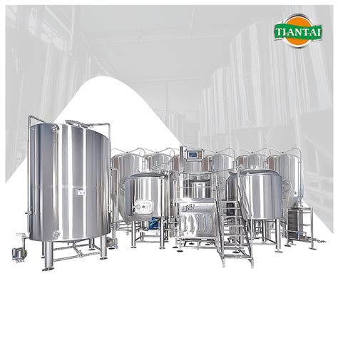 Tiantai 600l Steam Two Vessel Hotel Beer Production Plant Cost Storage Tank And Fermenter