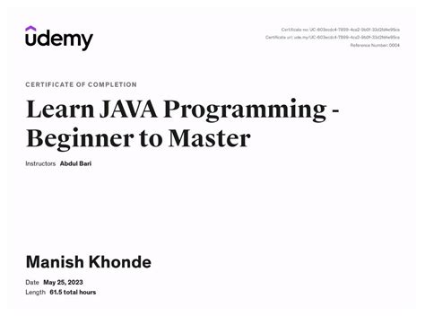 Manish Khonde On Linkedin Javaprogramming Java Udemycourse