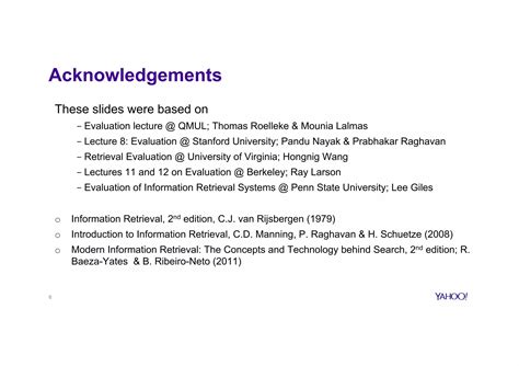 An Introduction To System Oriented Evaluation In Information Retrieval