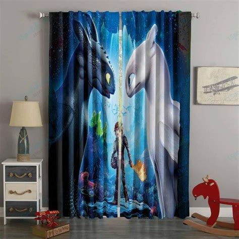 3d Printed How To Train Your Dragon Style Custom Living Room Curtains