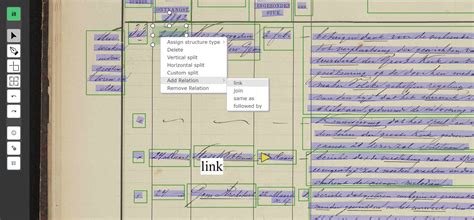Transkribus Lite New Features Smart Search Tag Manager And Layout Relations READ COOP