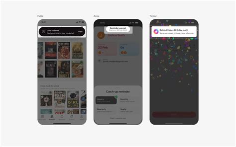 Toast Ui Design Best Practices Design Variants And Examples Mobbin