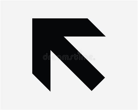 Top Left Arrow Icon Point Pointer Exit Path Entrance Navigation Direction Traffic Road Sign