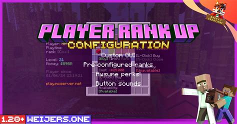 Rank Up Deluxe Menus Configuration