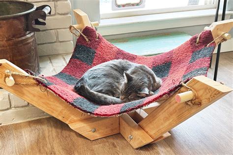 How To Build A Diy Cat Hammock Diy Hammock Diy Cat Hammock Cat Diy