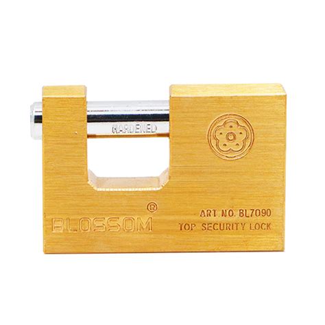 Padlock Block Brass 60mm Kangaroo Site Supplies