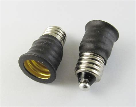 E11 To Us E12 Candelabra Base Socket Led Light Bulb Lamp Adapter
