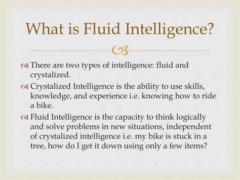 Ppt What Is Fluid Intelligence Powerpoint Presentation Free Download Id 2793010