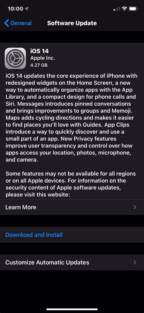 Im Trying To Update To Ios14 Is This Normal I Have Enough Space On My