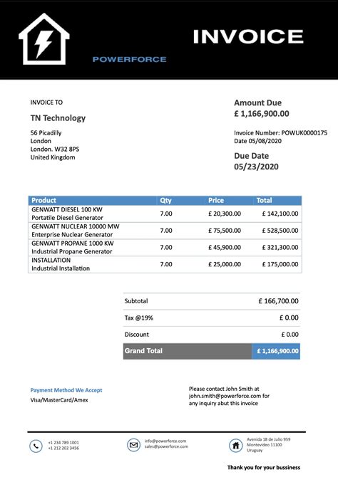 Invoices For Salesforce