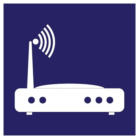 Premium Vector Wifi Router Vector Icon Design