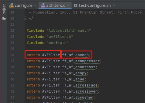 configure函数分析 E章FFFmpeg configure源码分析 FFmpeg原理
